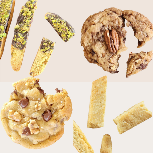 Mix & Match Biscotti & Cookies Bundles (12 or 24) – The Biscotti Box